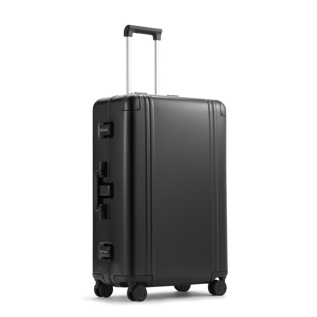 Classic Aluminum 28 Inch Travel Case, BLACK